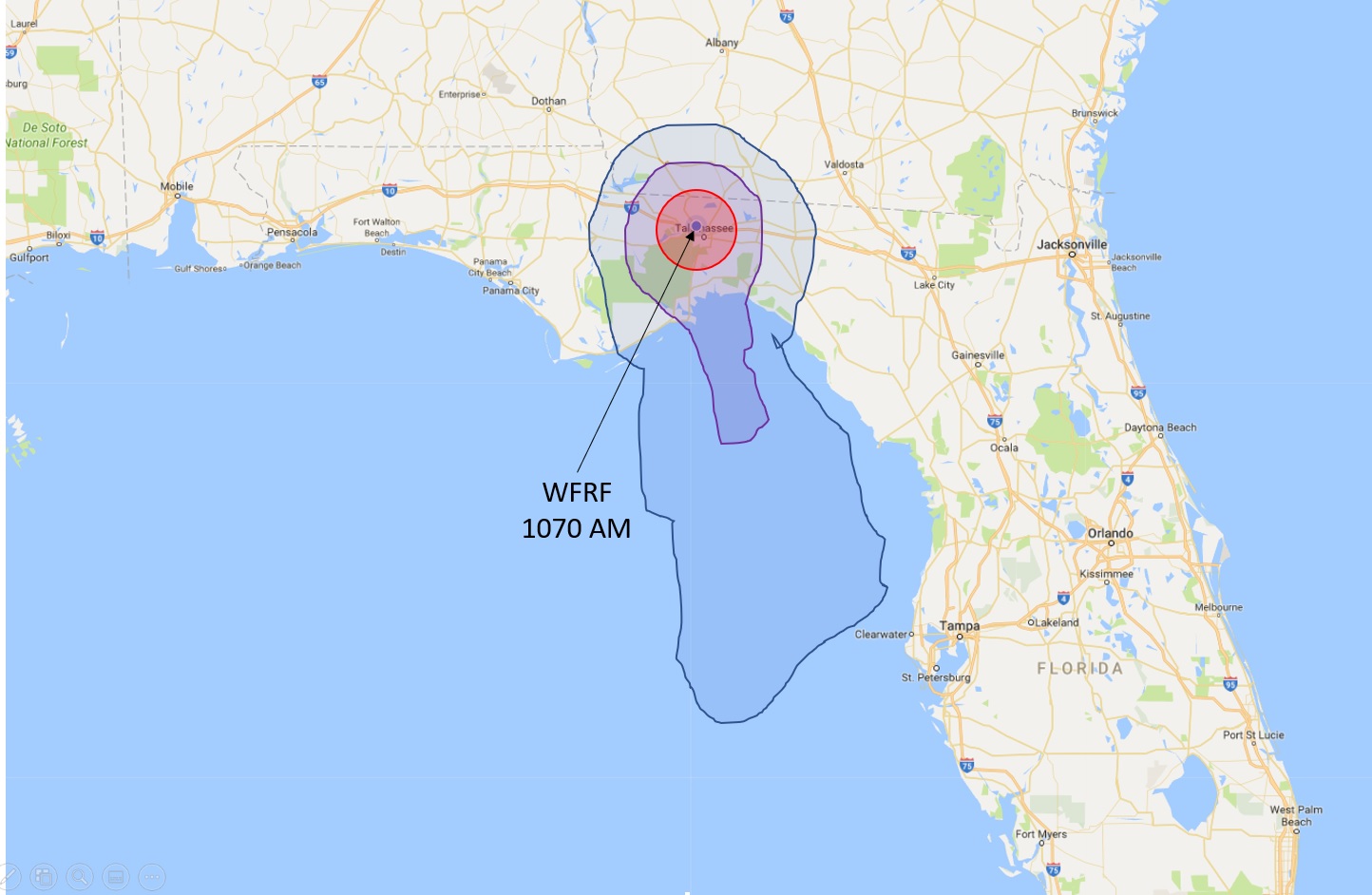 Broadcast Coverage Areas | Faith Radio Network, Inc